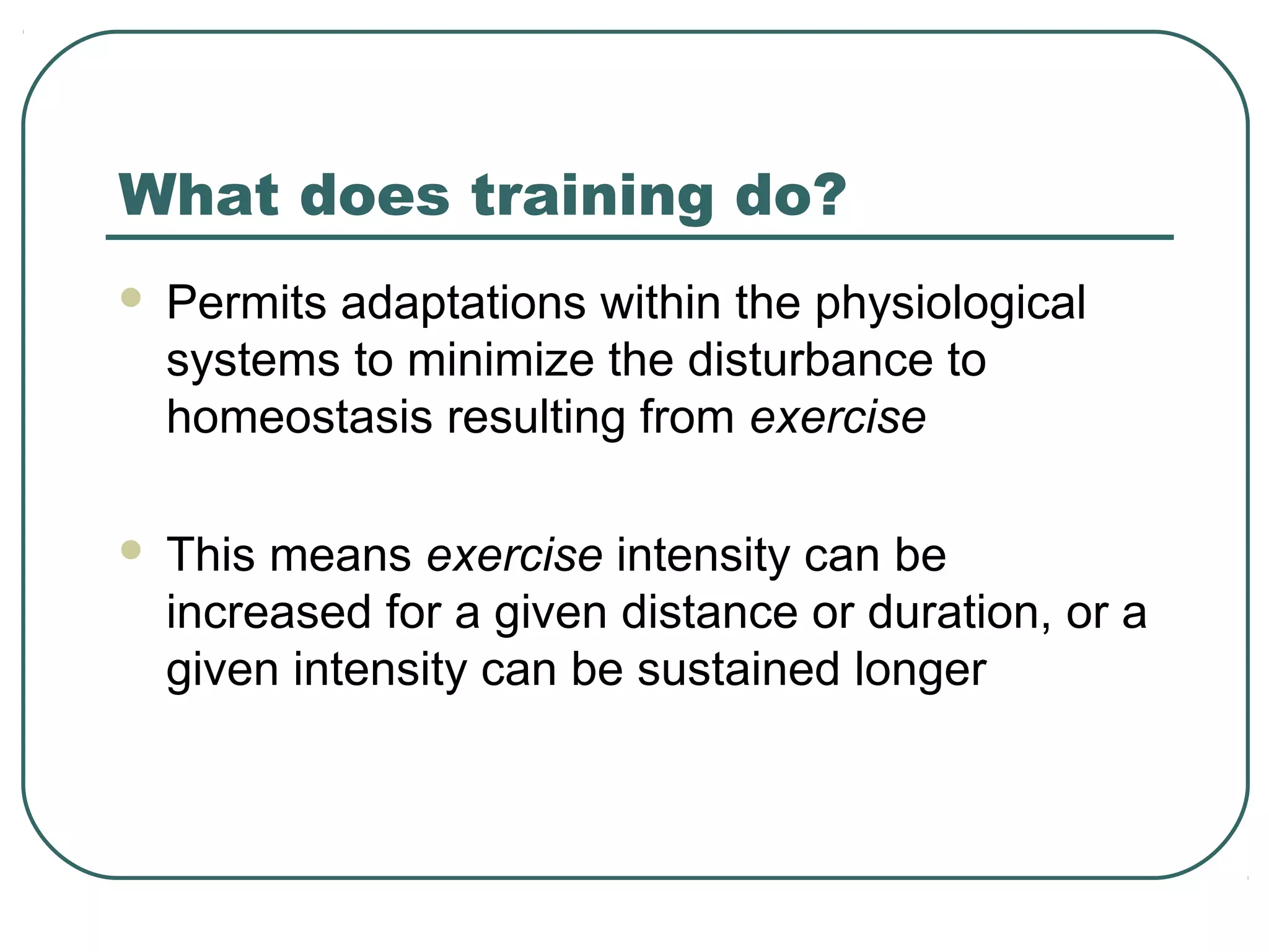 Introduction to exercise physiology | PPT