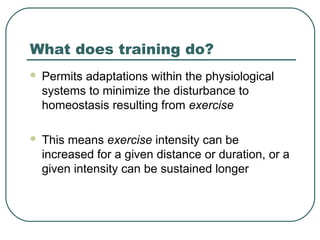 Introduction to exercise physiology | PPT
