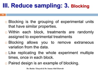 Introduction to experimental design | PDF