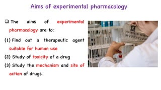 Introduction to experimental pharmacology | PDF