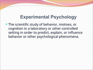 Introduction to Experimental Psychology.ppt