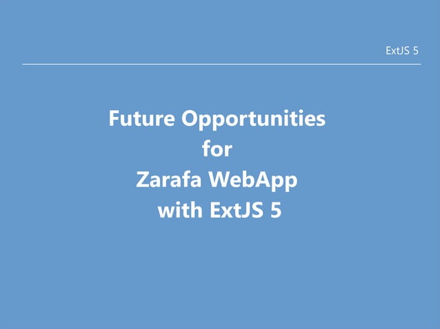 Introduction to ExtJs 5 | PPT