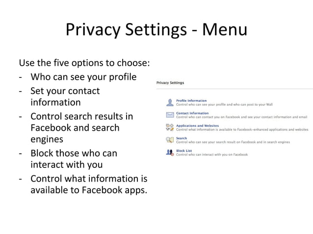 Introduction to Facebook | PPT