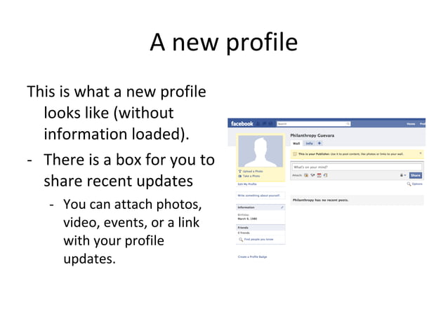 Introduction to Facebook | PPT