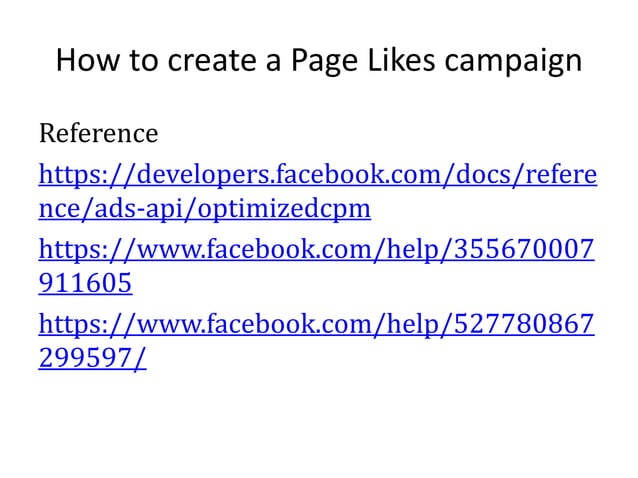 Introduction to Facebook Page Like Ads | PPT