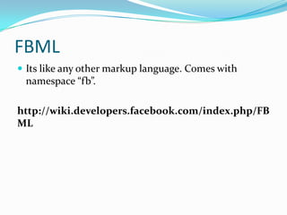 Introduction to facebook platform | PPT