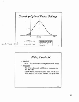 Introduction to factorial designs | PDF