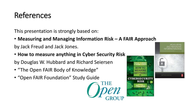 Introduction to FAIR - Factor Analysis of Information Risk | PPTX