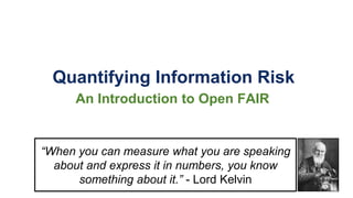 Introduction to Open FAIR | PPT
