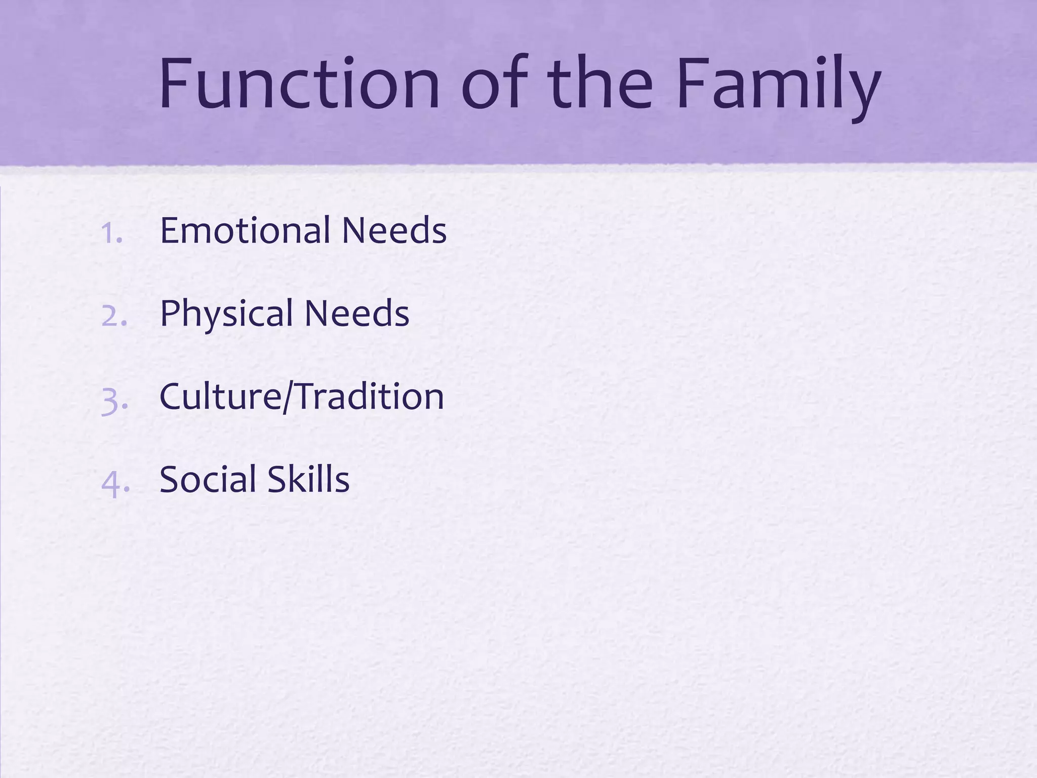 Introduction to families | PPTX