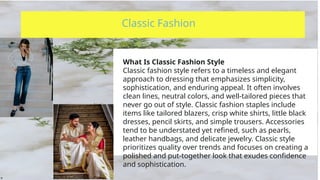 Introduction to Fashion - Introduction, Style, Trend, Fad, Classics ...