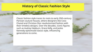 Introduction to Fashion - Introduction, Style, Trend, Fad, Classics ...