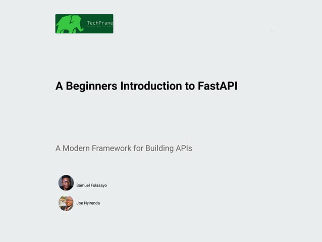 A Beginners Guide To Building Microservices With Fastapi Ppt 8224