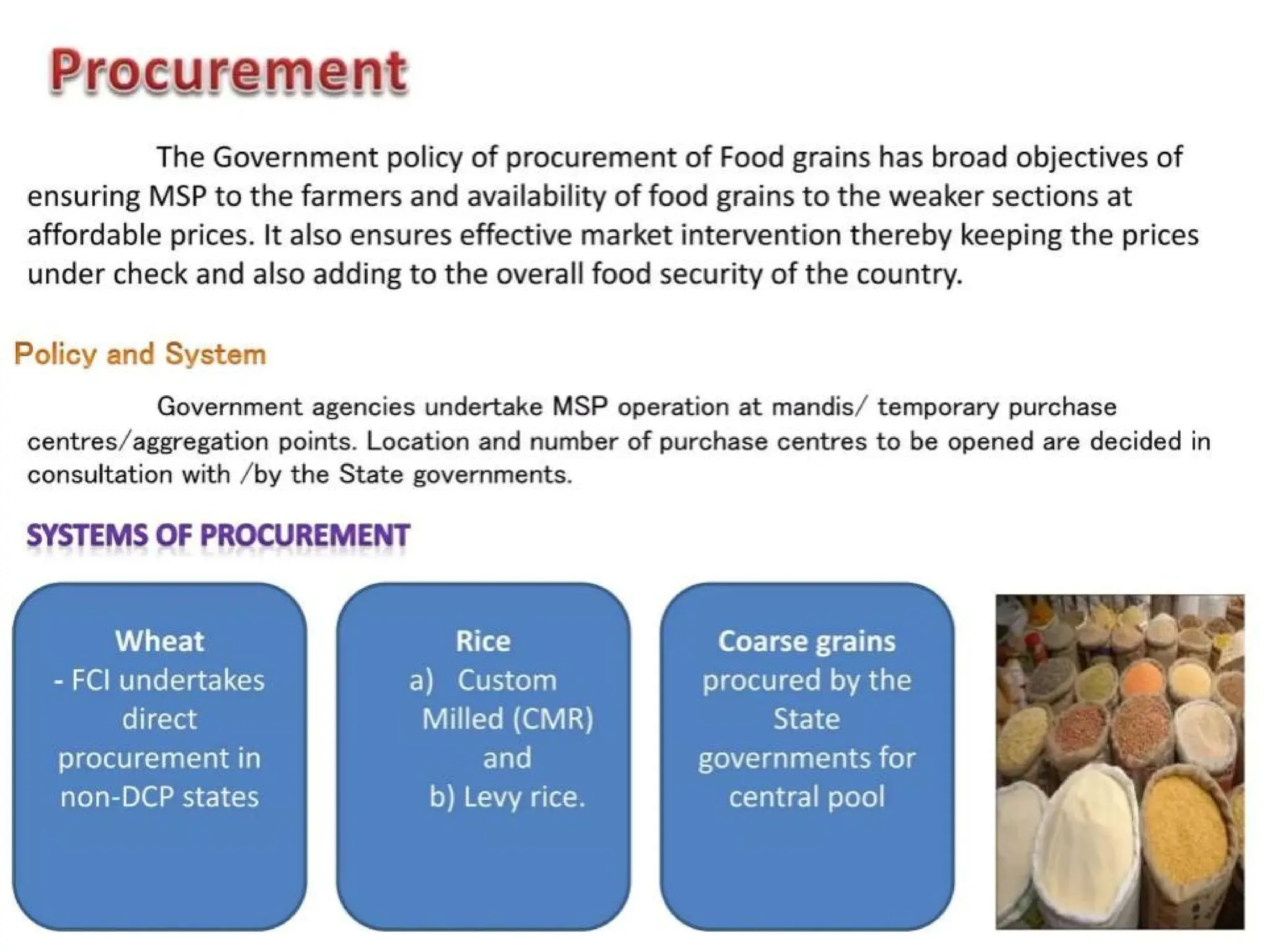 Introduction to FCI ( food corporation of India) .pptx
