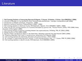 Introduction to Full Counting Statistics | PDF