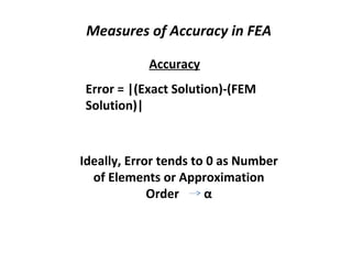 Introduction to FEA | PPT | Physics | Science