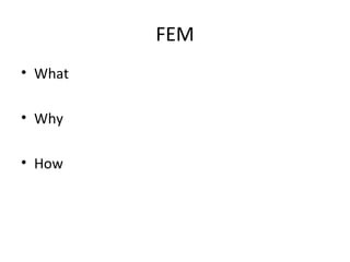 Introduction to FEA | PPT