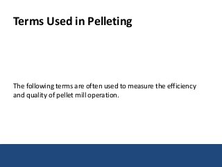 Introduction To Feed Pelleting | PPTX