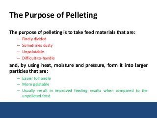 Introduction To Feed Pelleting | PPTX