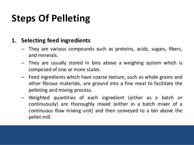 Introduction To Feed Pelleting | PPTX