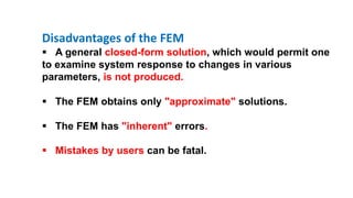 Introduction to fem(dmt) | PPTX