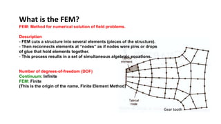 Introduction to fem(dmt) | PPTX