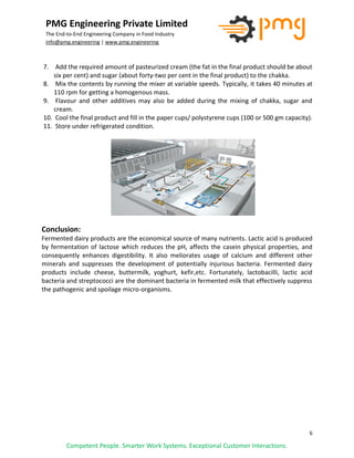 Introduction to Fermented Dairy Products- Principle, Working, Fermented Dairy Product ...