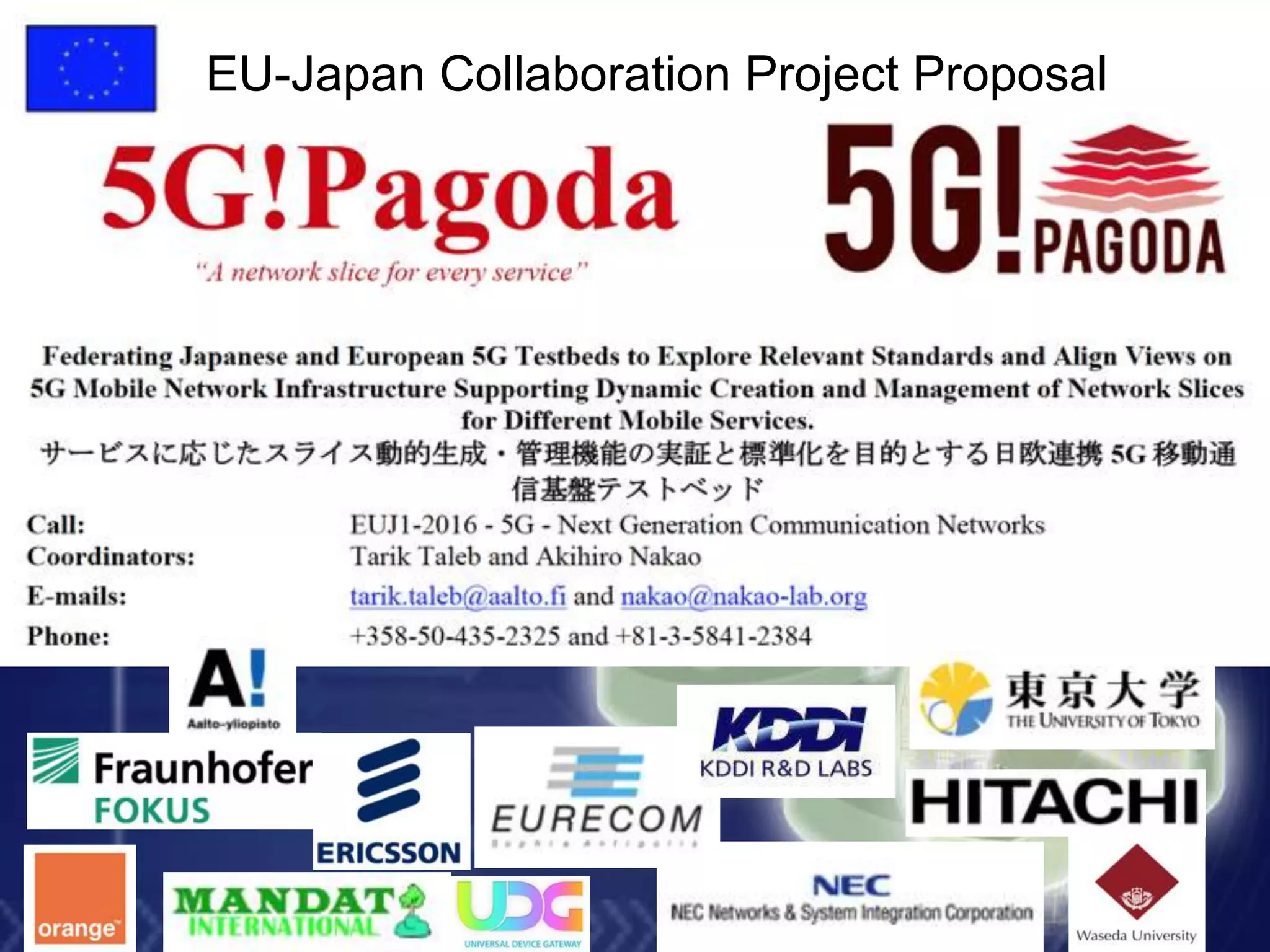 Introduction to FG IMT-2020 network softwarization work and demo of ...
