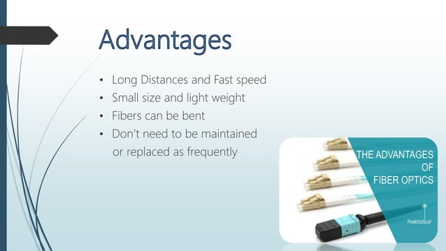 Introduction to fiber optics | PPTX | Technology & Computing