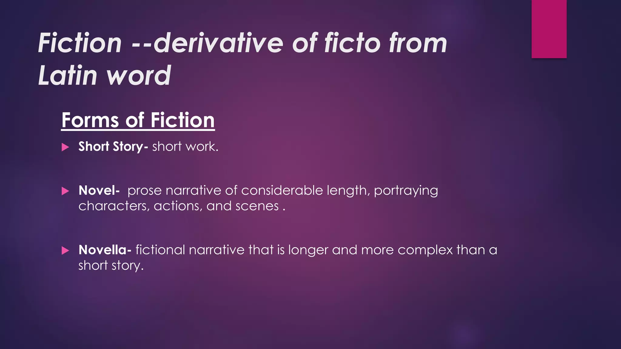 Introduction to fiction | PDF