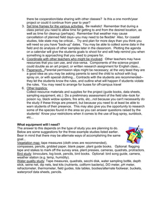 Introduction to field studies | PDF