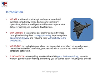 Introduction to Fighting Edge | PPT