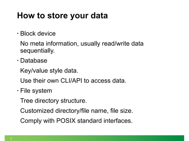 Introduction To File System And Ocfs2 Ppt