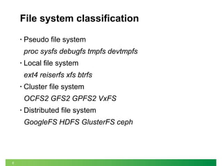 Introduction to file system and OCFS2 | PPT