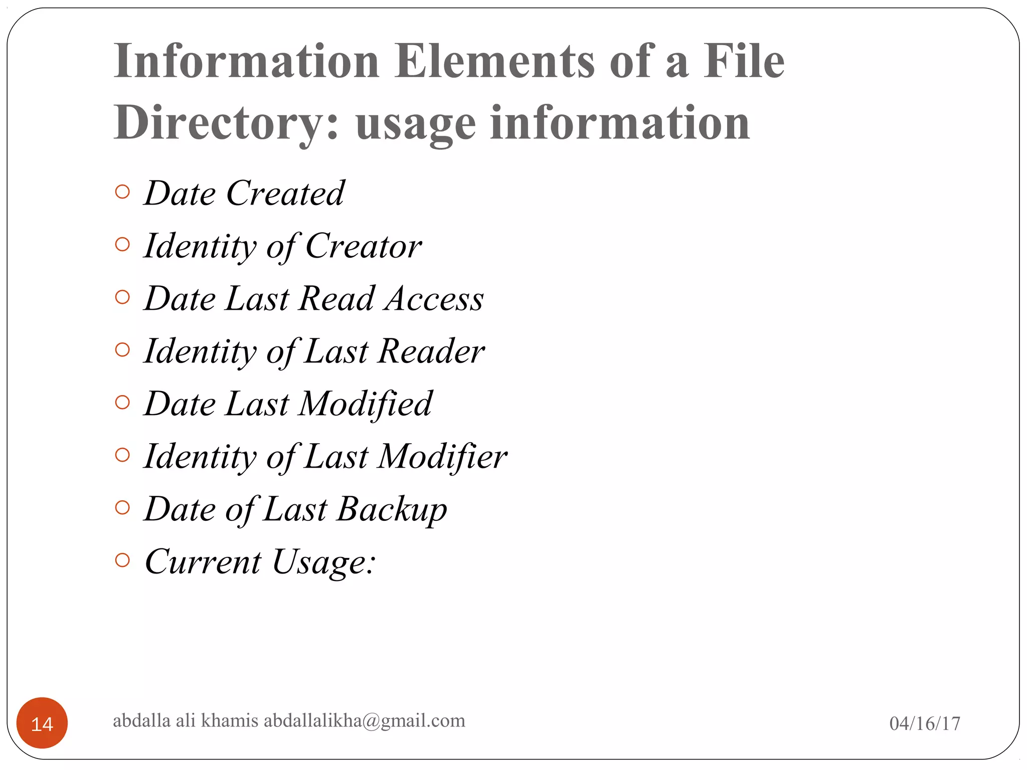 Introduction to file systems | PPT