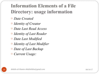 Introduction to file systems | PPT