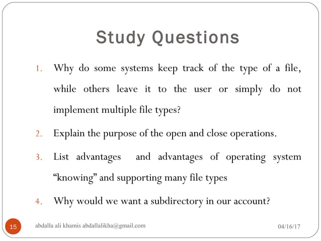 Introduction to file systems | PPT