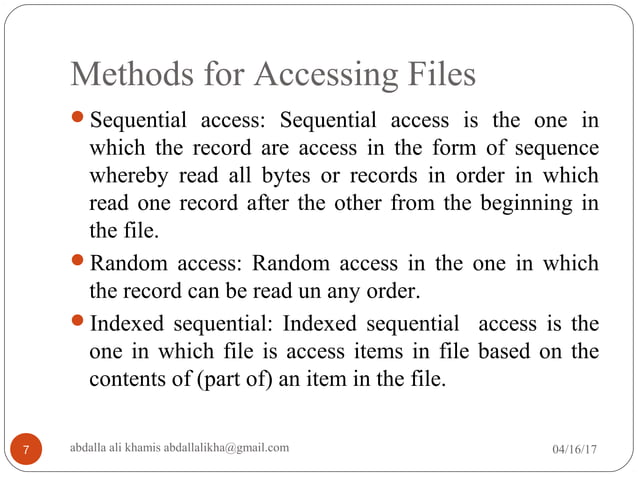 Introduction to file systems | PPT