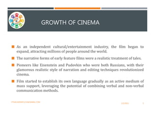Introduction to film | PPTX