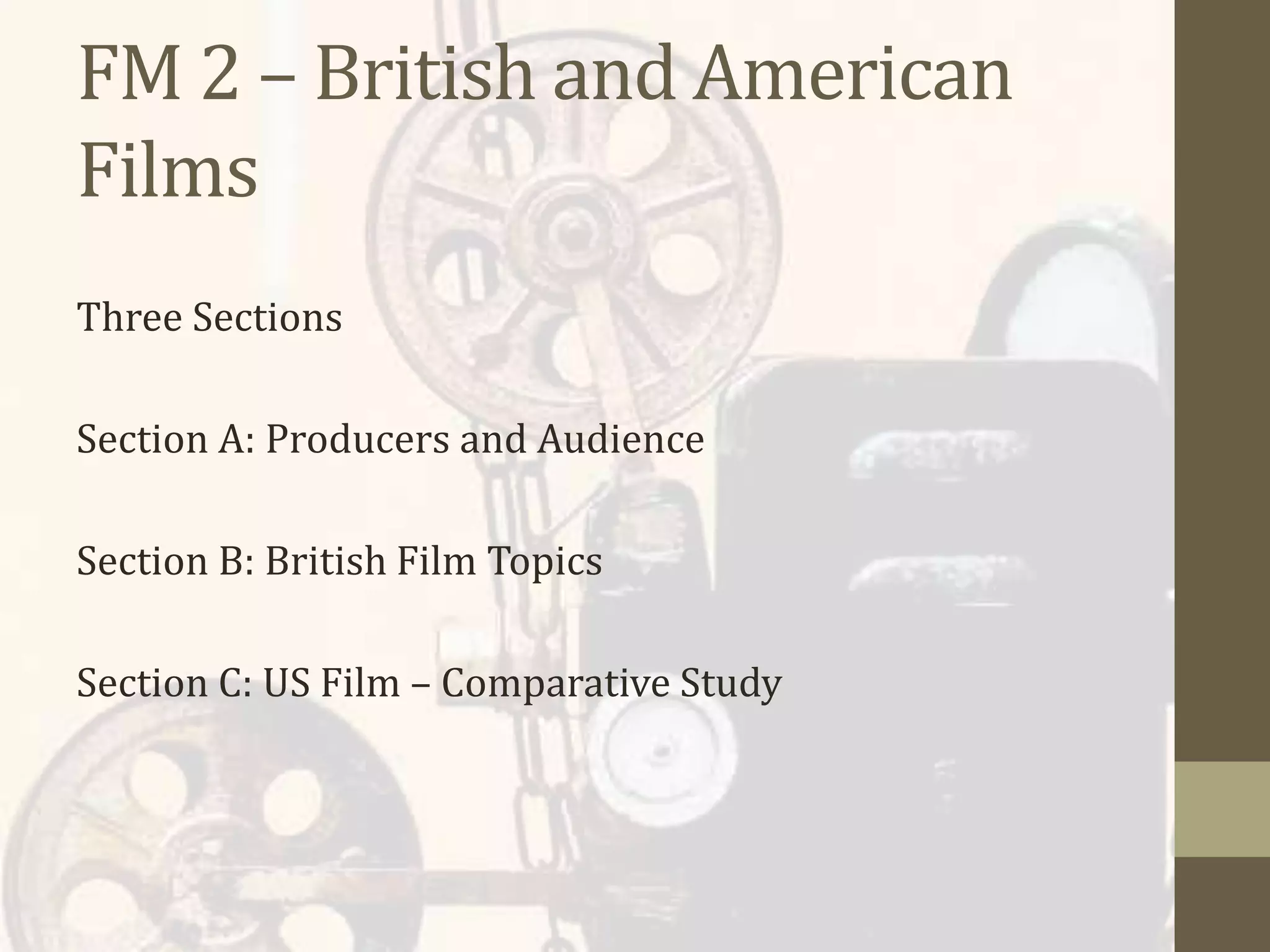 Introduction to Film Studies | PPTX | Movies | Entertainment