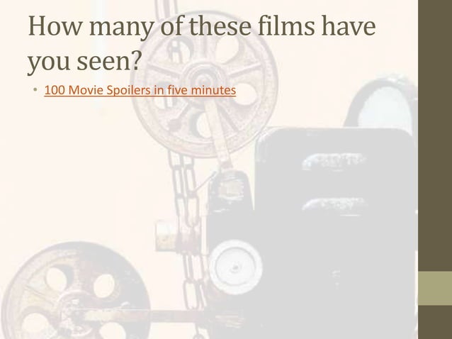 Introduction to Film Studies | PPTX | Movies | Entertainment