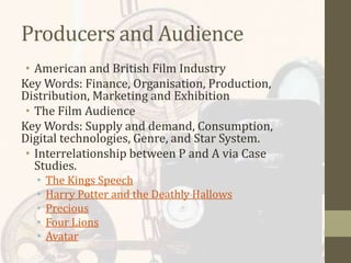 Introduction to Film Studies | PPTX | Movies | Entertainment