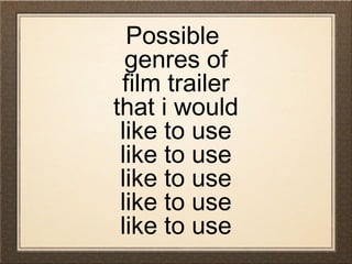 Introduction to film trailers | PPT