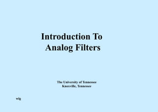 Introduction To Filters.ppt