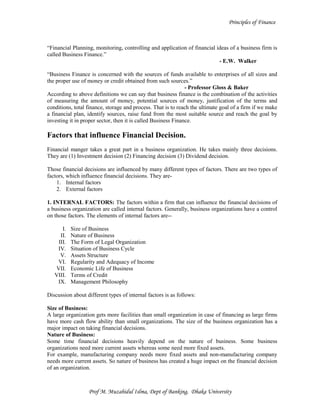 Introduction to financial management | PDF