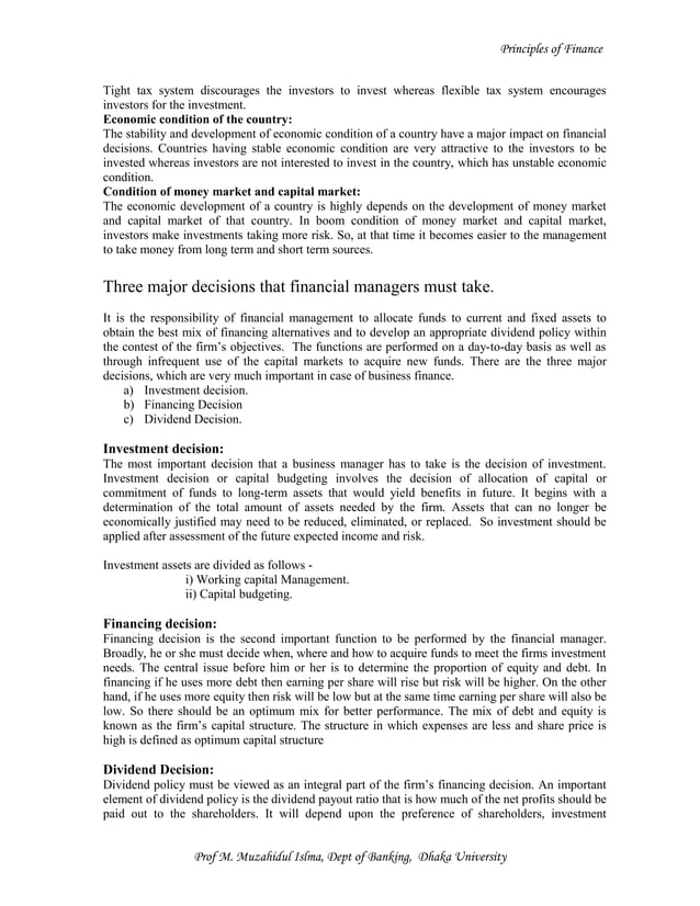 Introduction to financial management | PDF