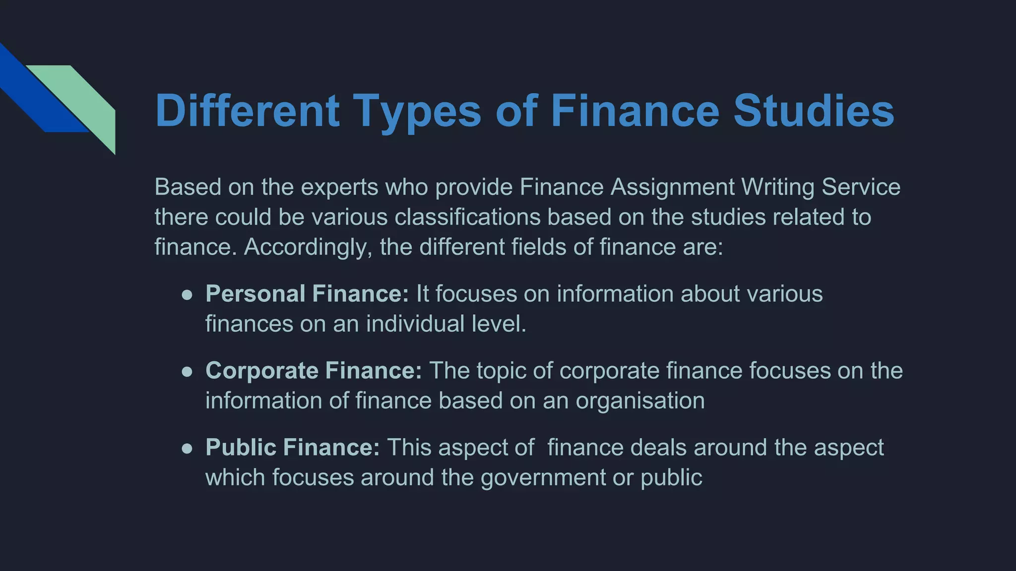 Introduction to Finance | PPTX