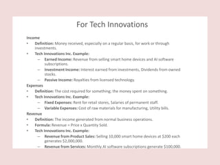 Finance Taxonomy- Introductory PPT in AI in Finance Subject | PPTX