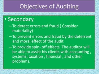 financial statements and audit | PPTX