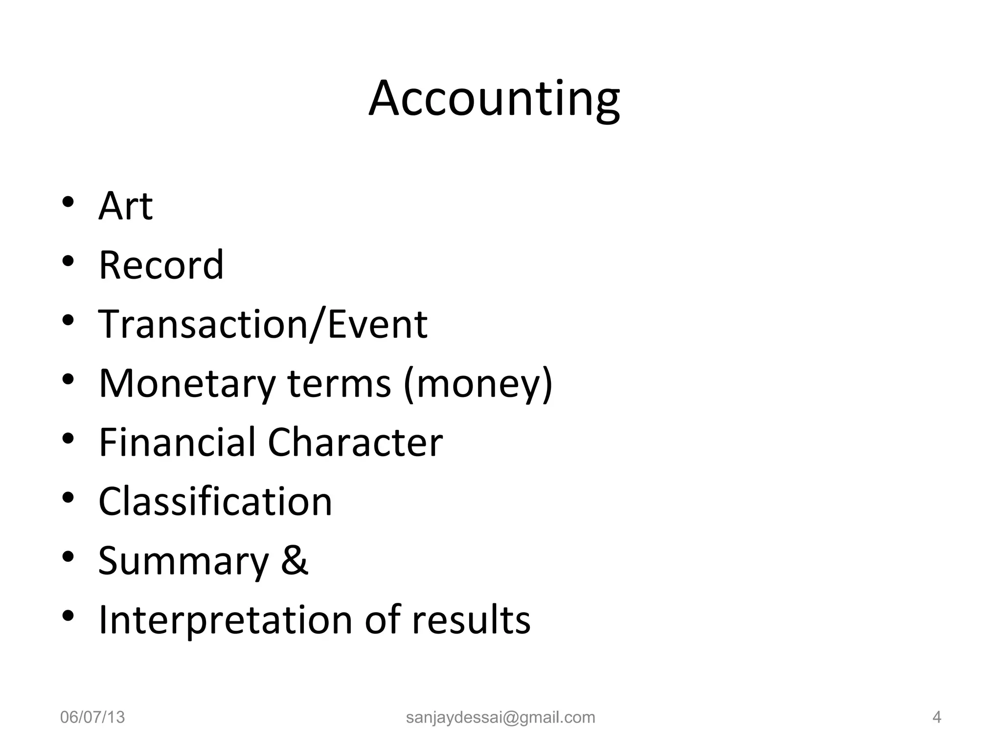 Introduction to financial accounting ( Simple understanding of ...